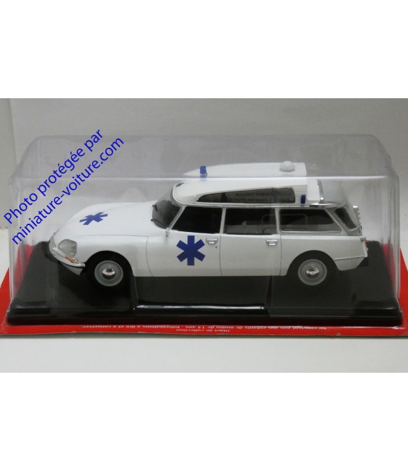 Voiture miniture Hachette CITROEN DS20 Break Ambulance